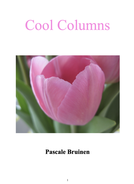 NIEUW! MIJN COOL COLUMNS ZIJN SINDS KORT OOK ALS E-BOOK GEBUNDELD ...